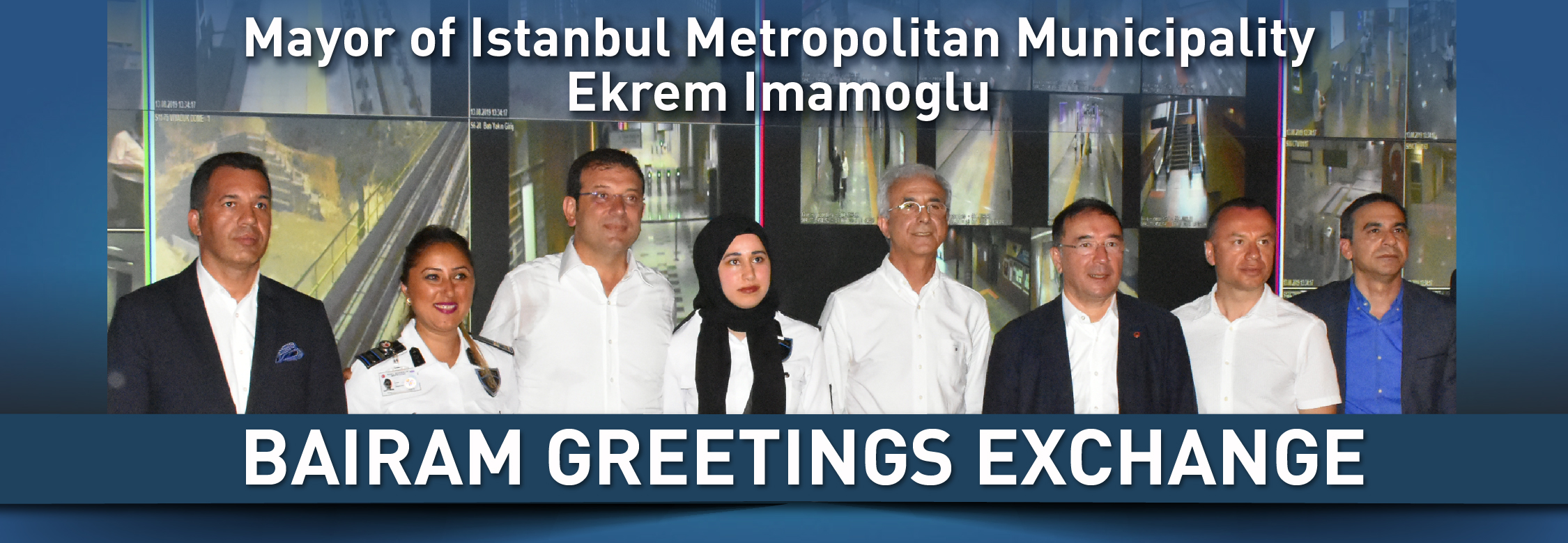 Mayor Imamoglu Exchanged Bairam Greetings with Metro Istanbul Employees